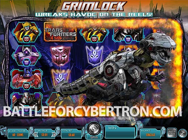 TRANSFORMERS slots: Battle for Cybertron - Transfo
