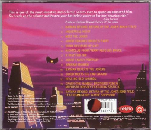 Batman Beyond: Return of the Joker Soundtrack image