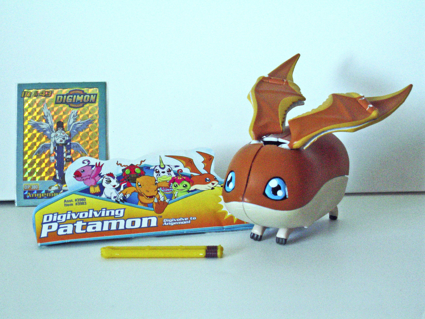 Image of Digimon - Digivolving Patamon to Angemon Action Figure