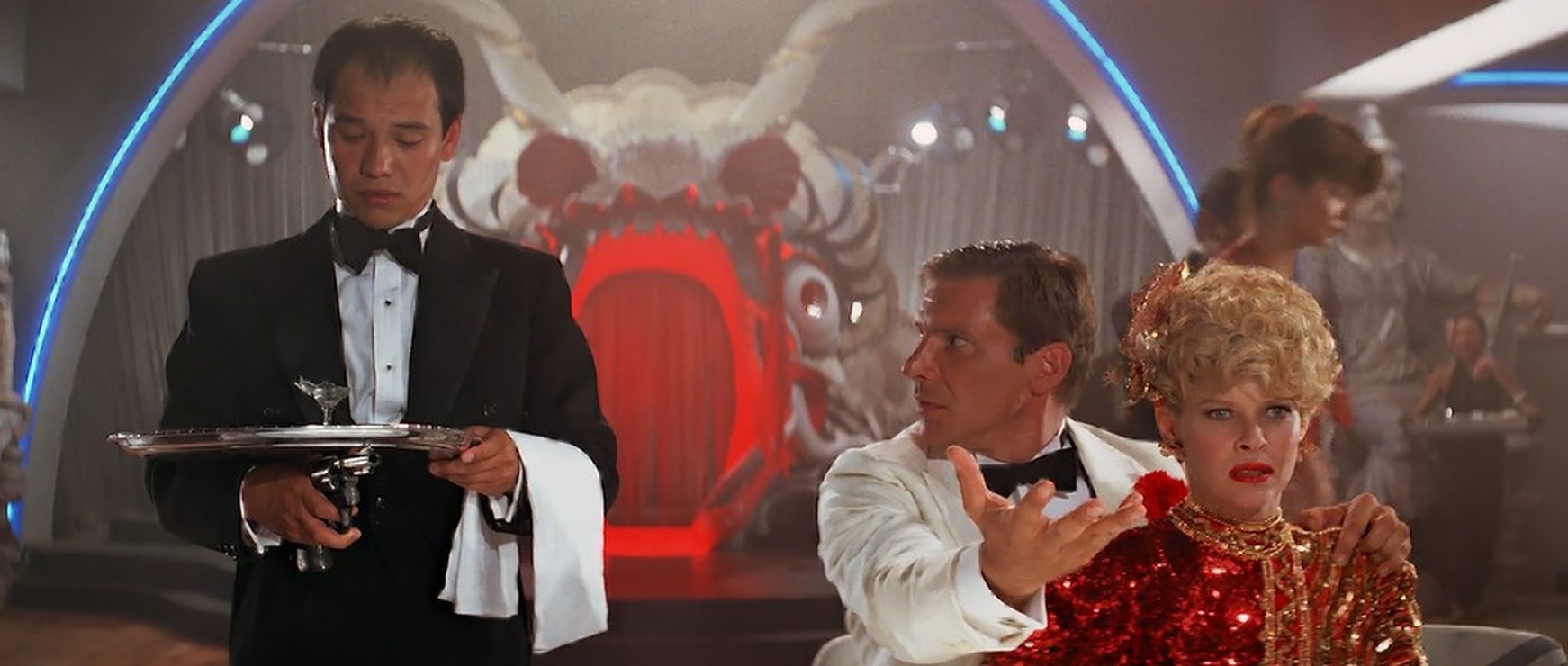 David Yip, Harrison Ford and Kate Capshaw