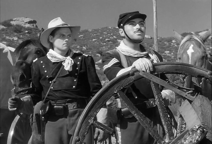 John Agar and Pedro Armendáriz