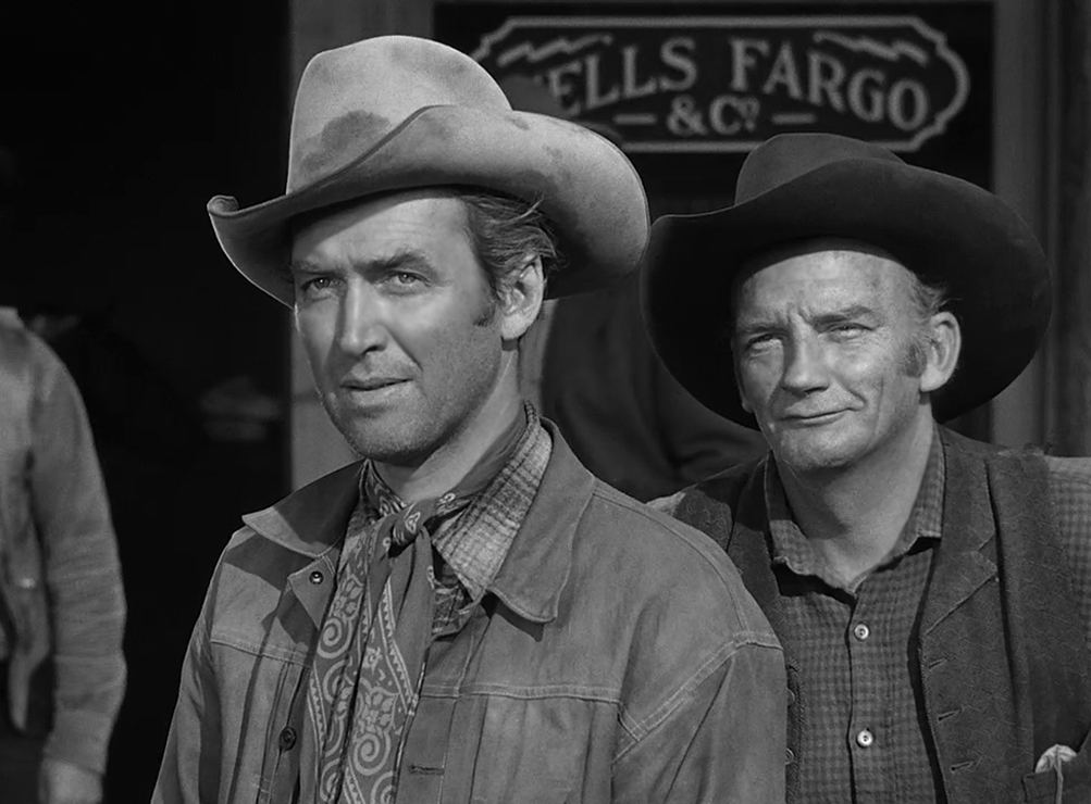 James Stewart and Millard Mitchell