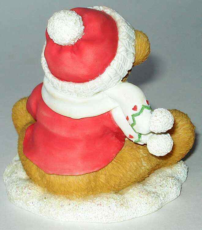Picture of Cherished Teddies: Ted - "Snow Fun When You're Not Around"