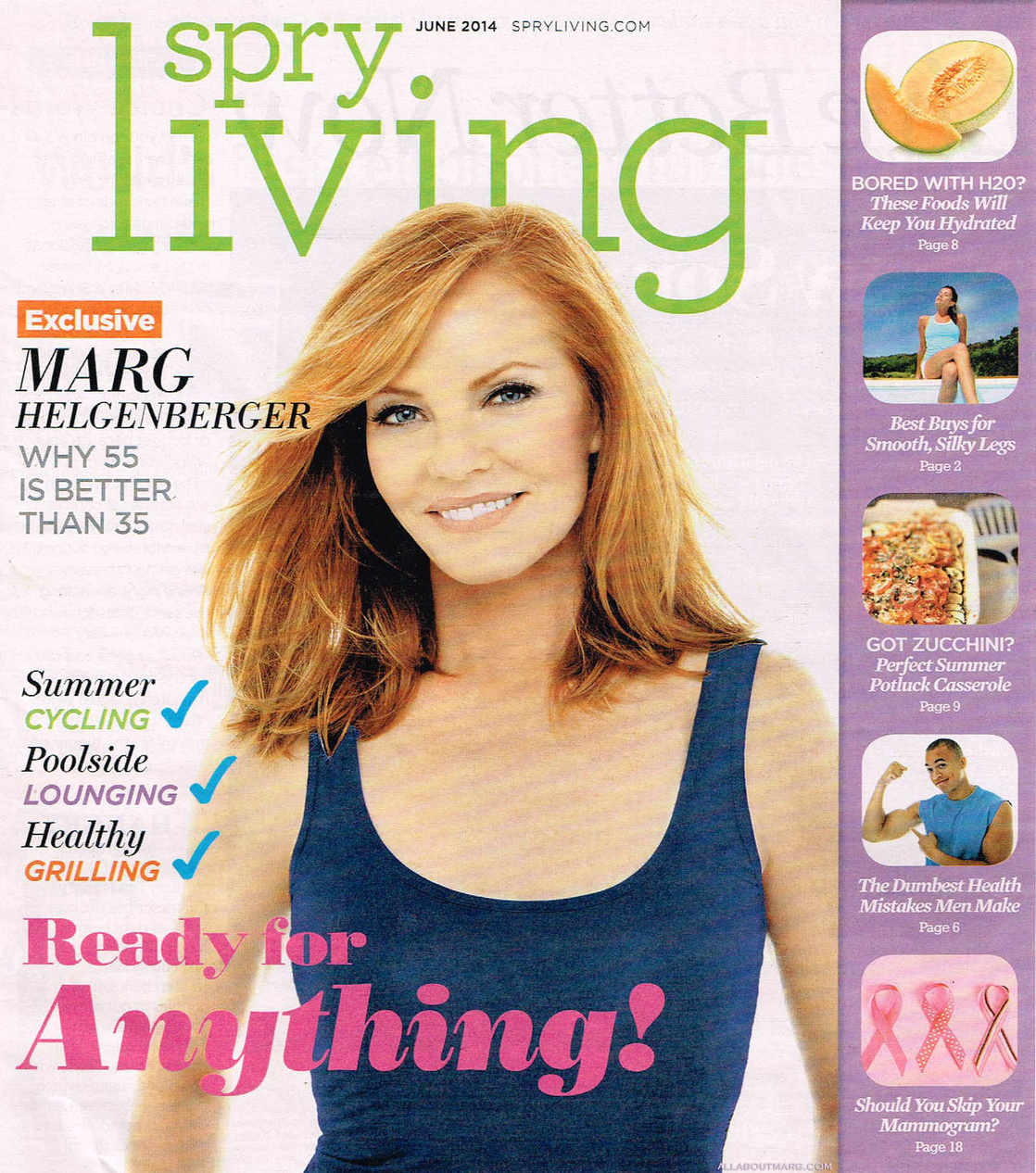Marg in Spry Magazine June 2014