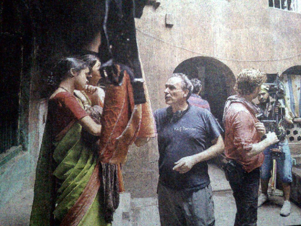 Director Jeffrey D. Brown on the set of 'Sold'.