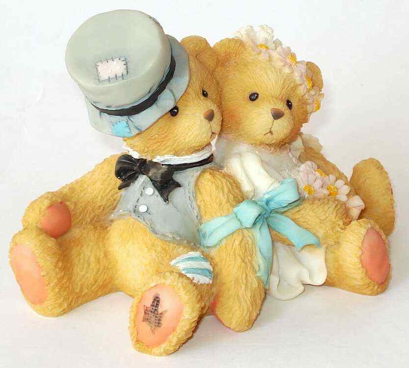Picture of Cherished Teddies: Robbie And Rachel -"Love Bears All Things"
