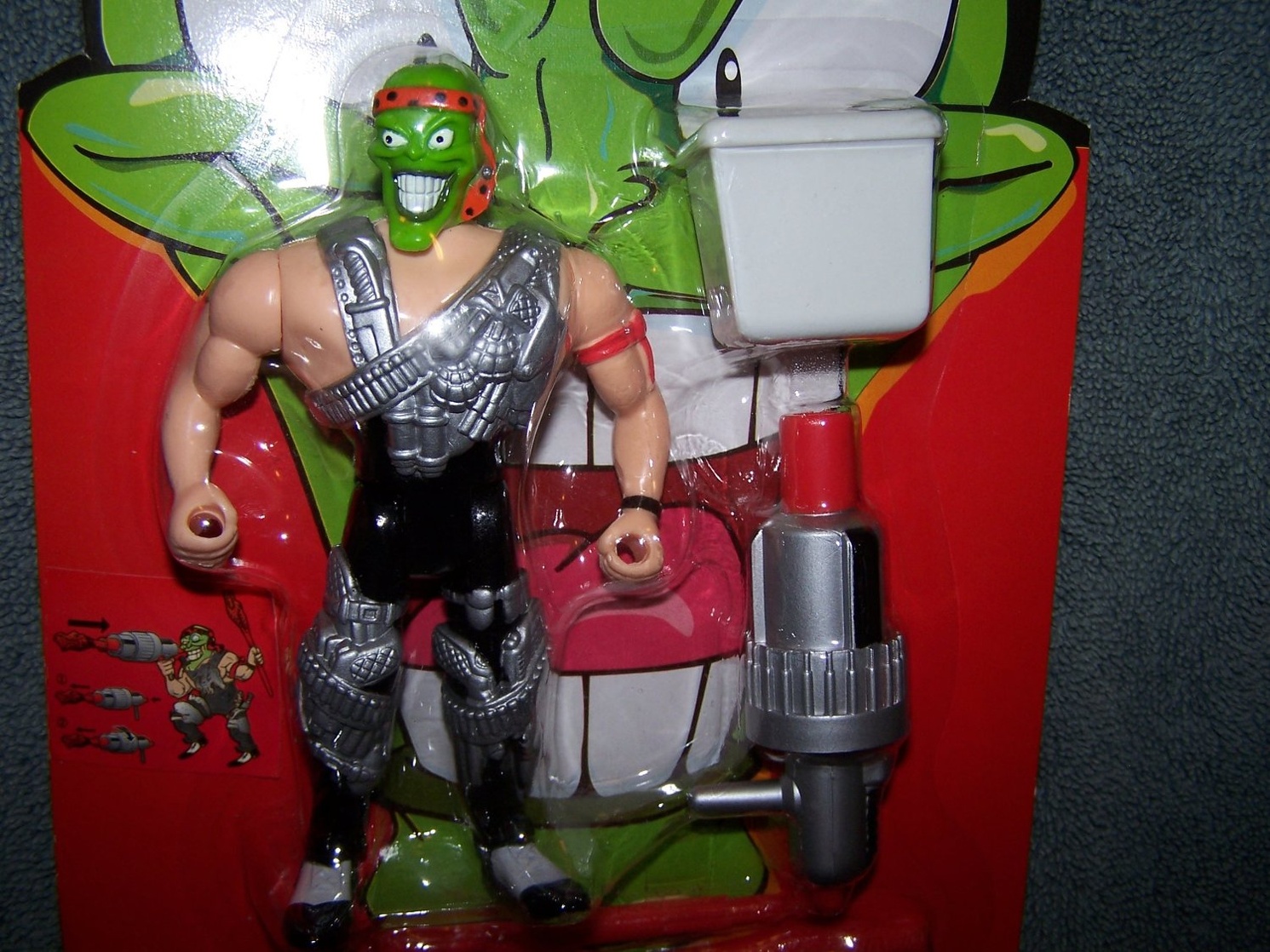 Picture of The Mask Animated Series Sgt. Mask Action Figure with Cannon ...