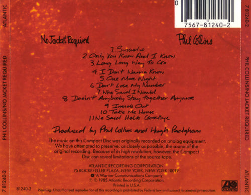 Picture of No Jacket Required