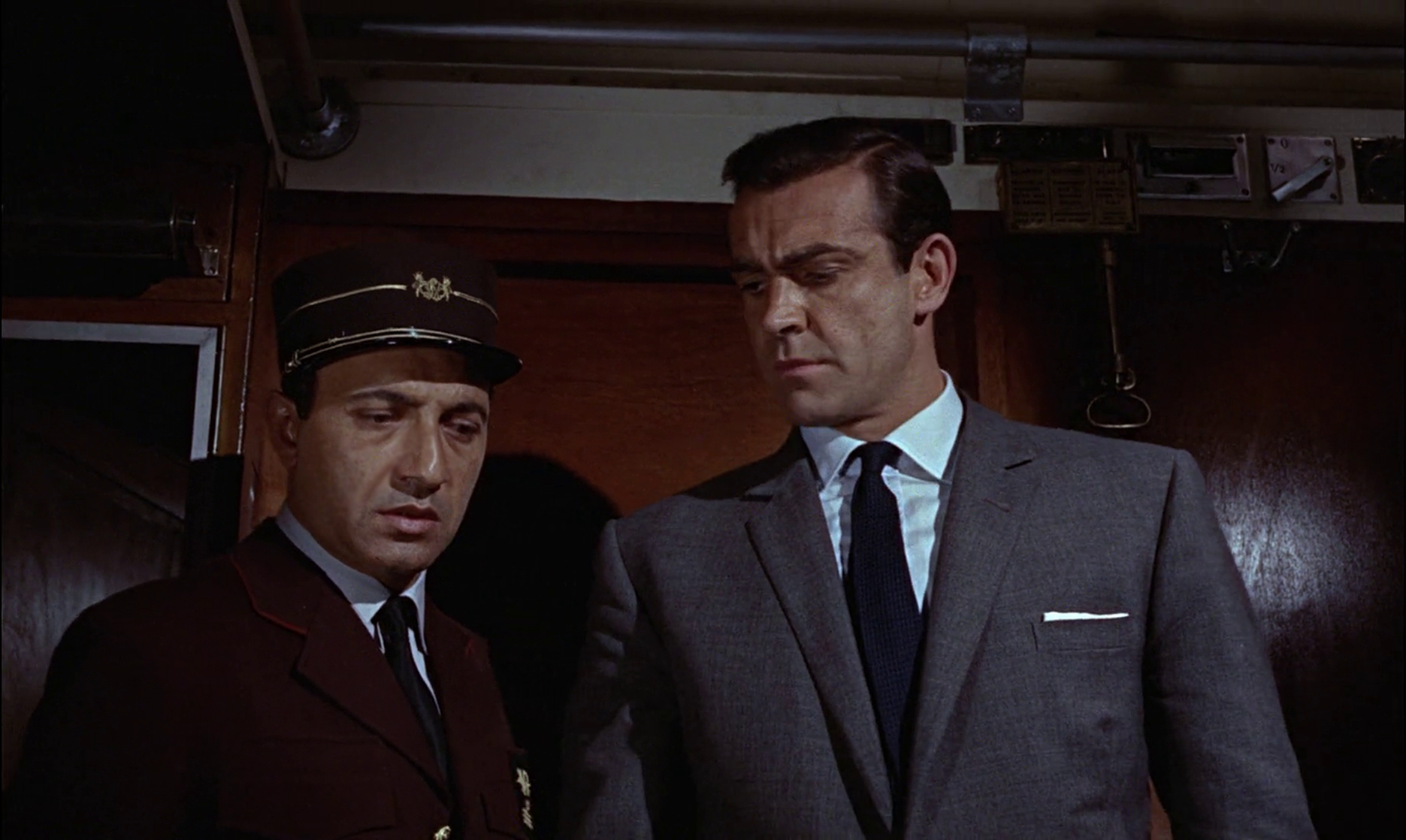 George Pastell and Sean Connery