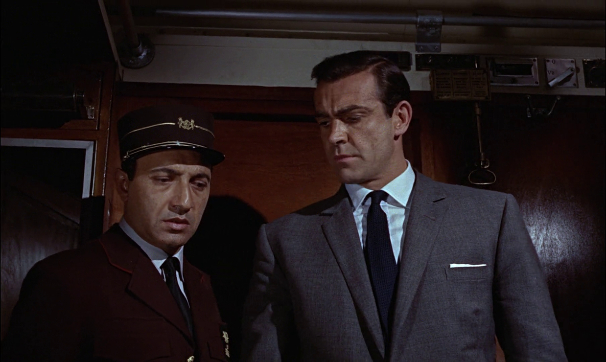 George Pastell and Sean Connery