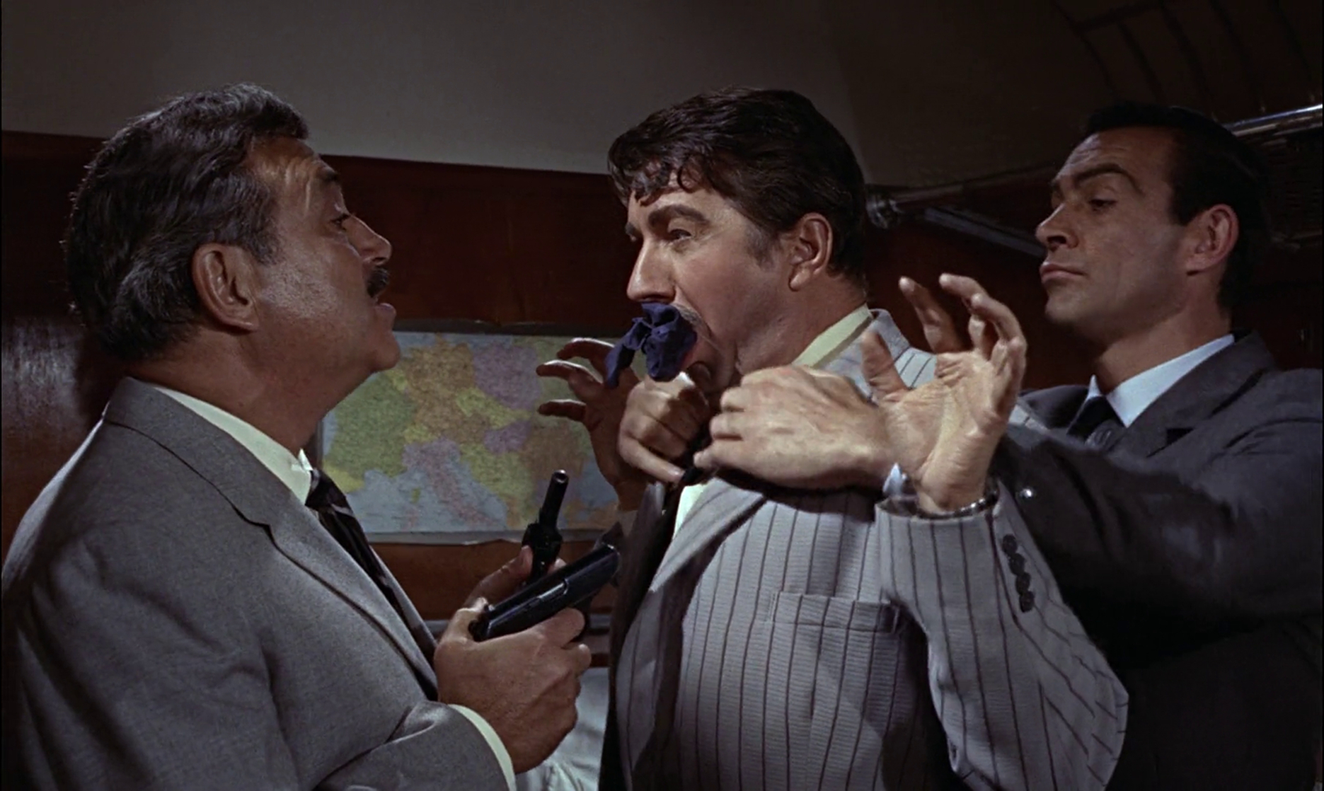 Pedro Armendariz, Peter Bayliss and Sean Connery