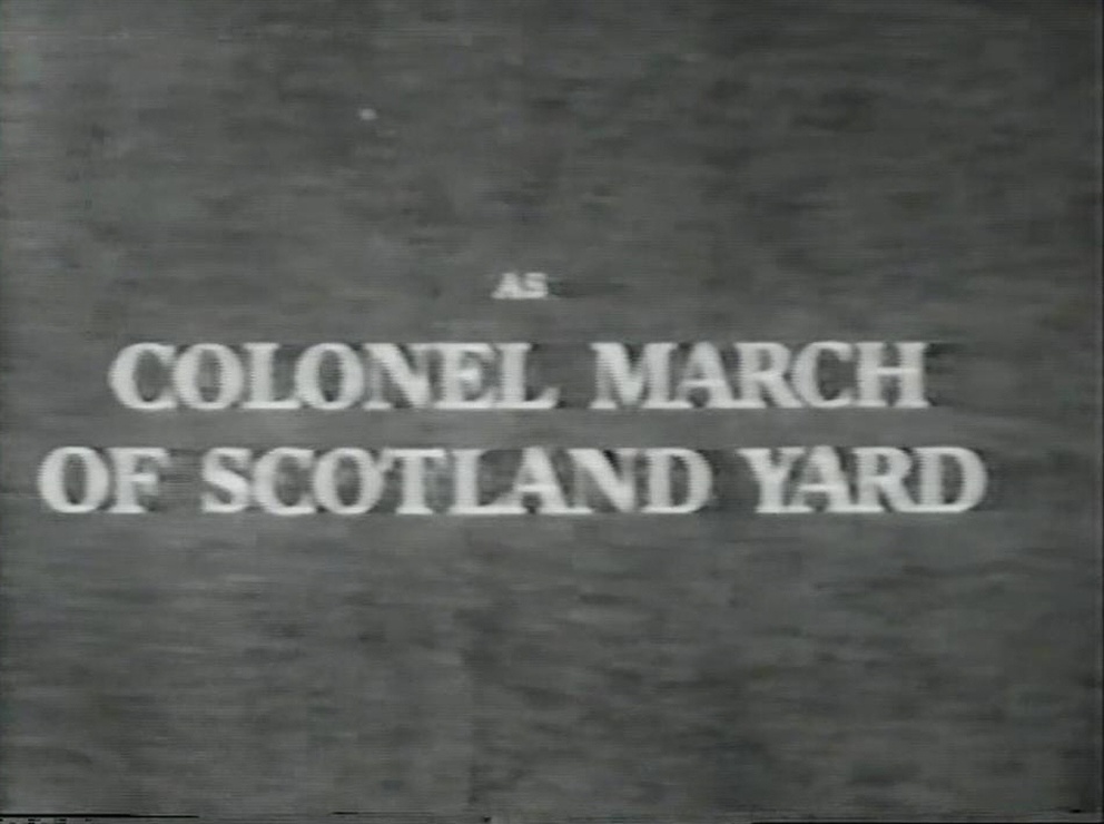 Colonel March of Scotland Yard image