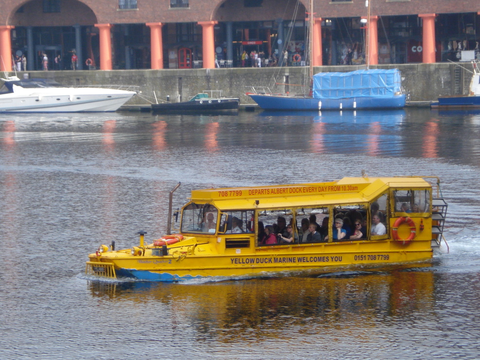 Yellow Duckmarine in Liverpool
