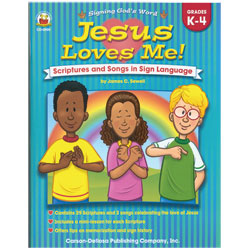 Picture of Jesus Loves Me!, Grades K - 4: Scriptures and Songs in Sign ...