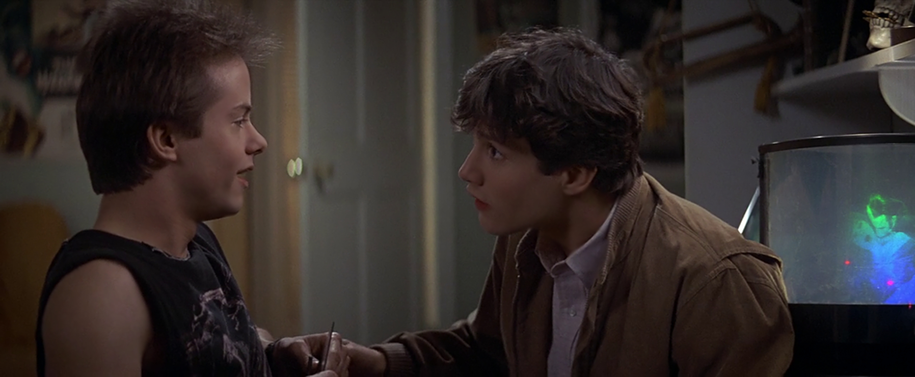 Stephen Geoffreys and William Ragsdale