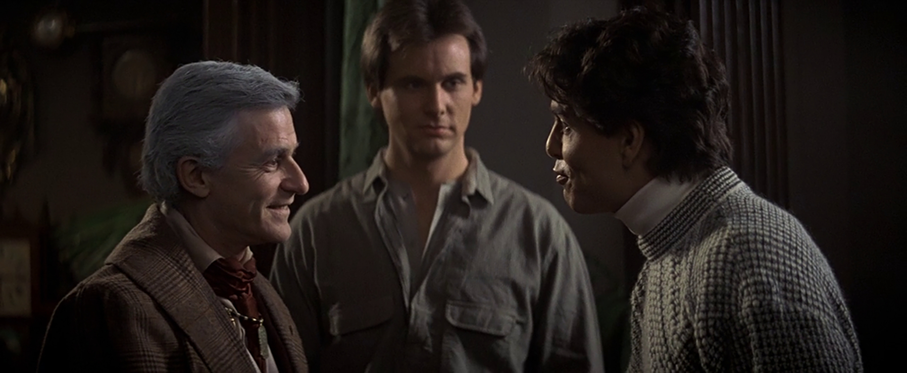 Roddy McDowall, Chris Sarandon and Jonathan Stark