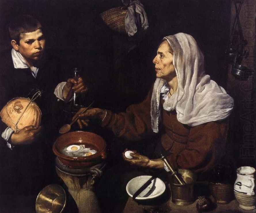 Velazquez: An Old Woman Cooking Eggs