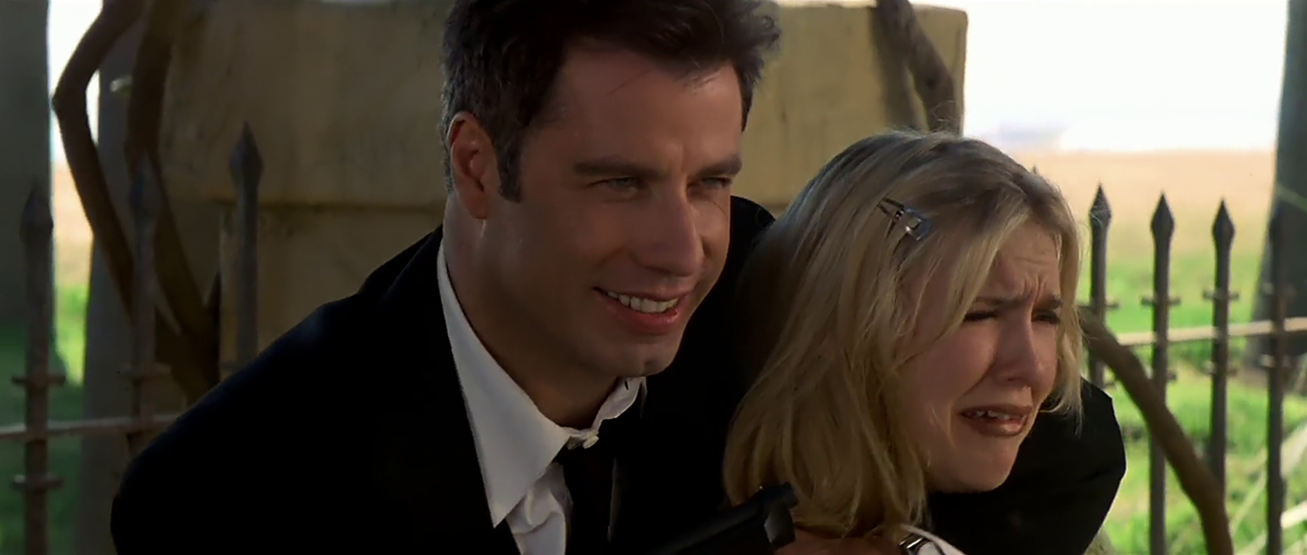 John Travolta and Dominique Swain