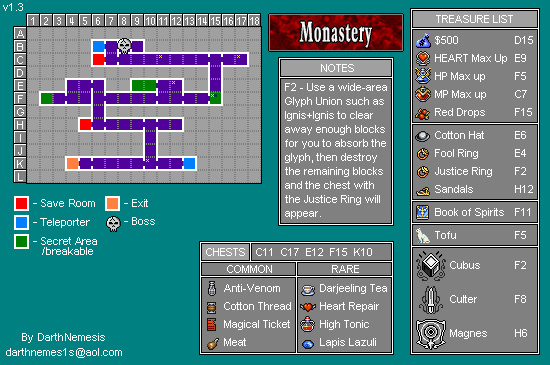 Monastery Map