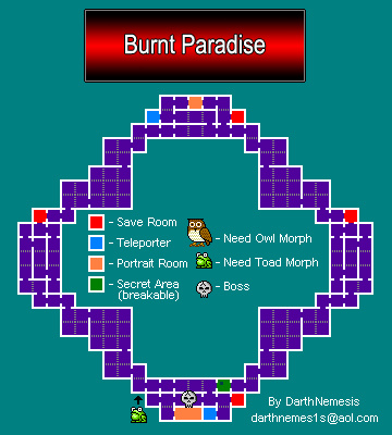 Burnt Paradise Map