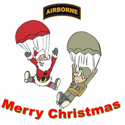 Skydiving Santa