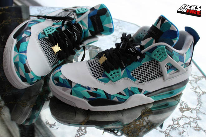 Picture of Michael Jordan Air IV (4) Retro Multi-color Mens Simplicity ...