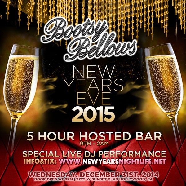 Bootsy Bellows New Years Eve 2015