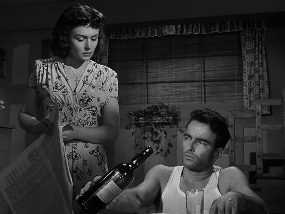 Donna Reed and Montgomery Clift