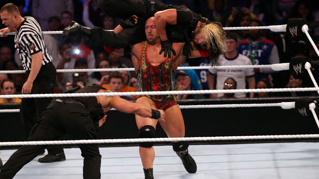 John Cena, Ryback & Sheamus vs. The Shield (WWE, Elimination Chamber 2013) image