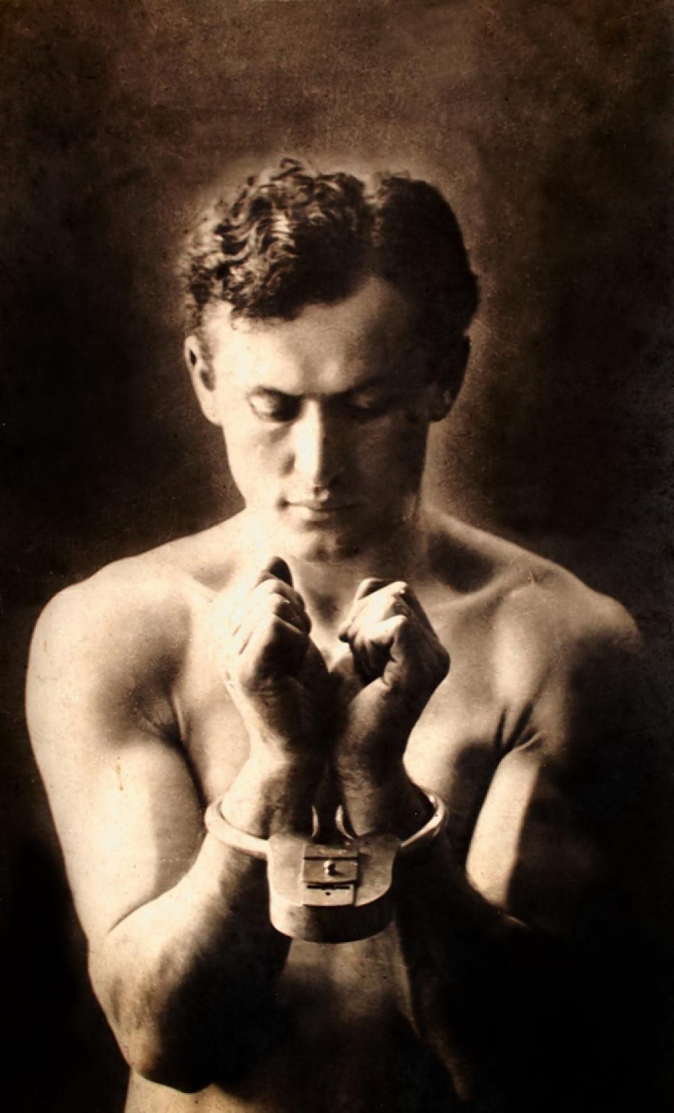 Houdini in handcuffs