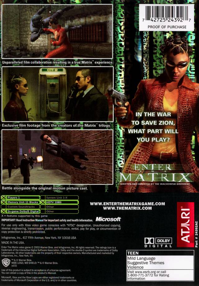 Picture of Enter the Matrix