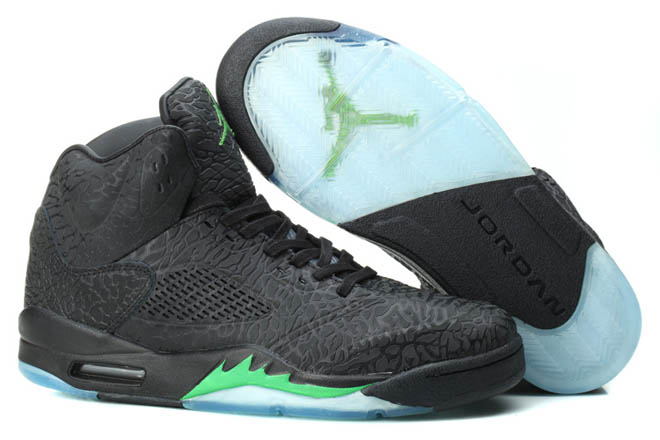 Picture of Jordan Altitude Green Retro V 5 Sneakers "3Lab5" Black and ...