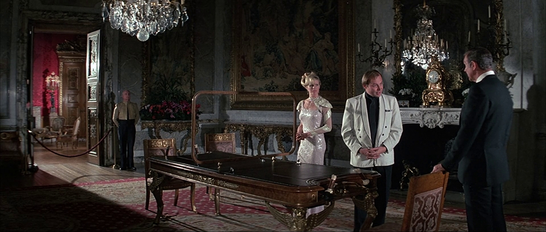 Kim Basinger, Klaus Maria Brandauer and Sean Conne