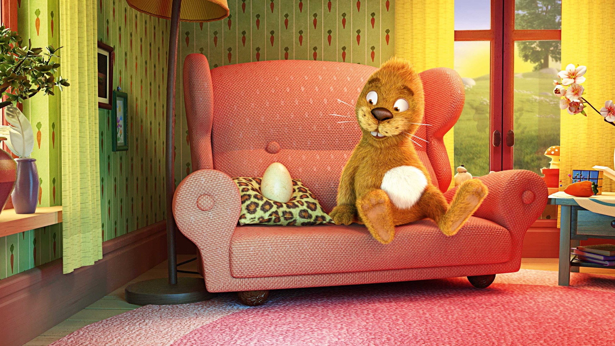 Image of Rabbit Without Ears and Two-Eared Chick