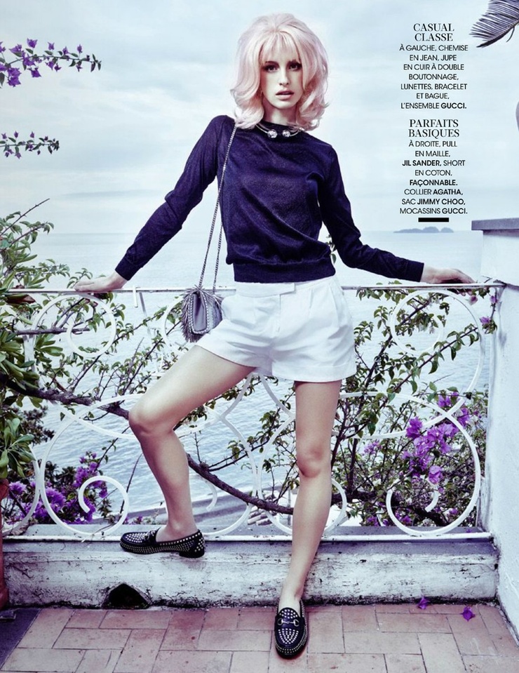 Madame Figaro France 16th January 2015: Alice Corn