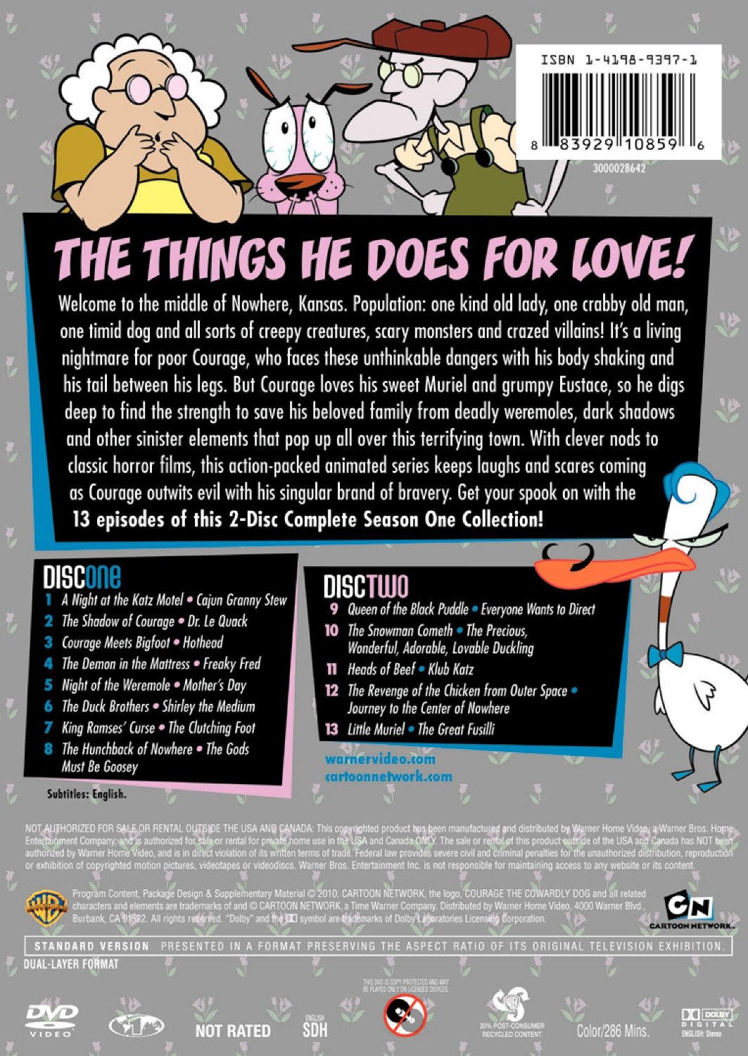 Image of Courage the Cowardly Dog: Season 1 (Cartoon Network Hall of Fame)