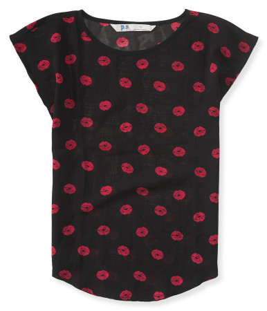 Picture of Kids' Sheer Lips Top