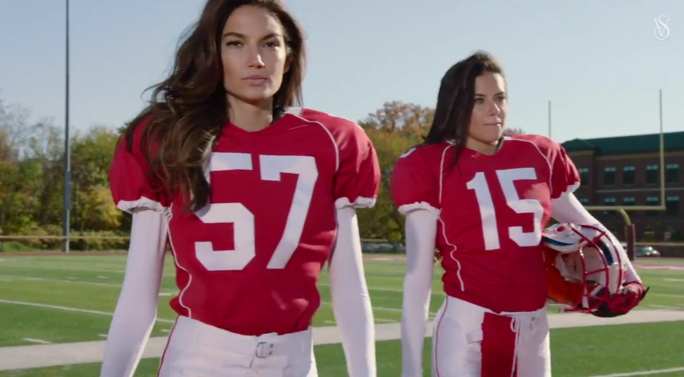 Making of the Victoria's Secret Football Video