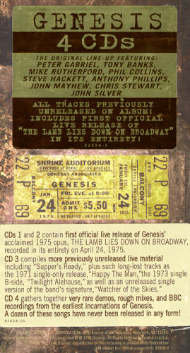 Genesis Archive 1967-75 picture