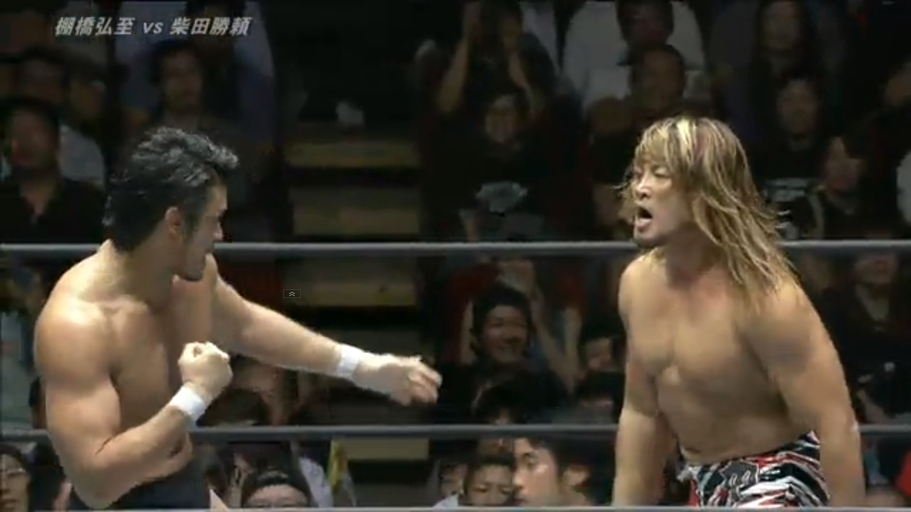 Picture of Hiroshi Tanahashi vs. Katsuyori Shibata (NJPW, Destruction in Kobe 2014)