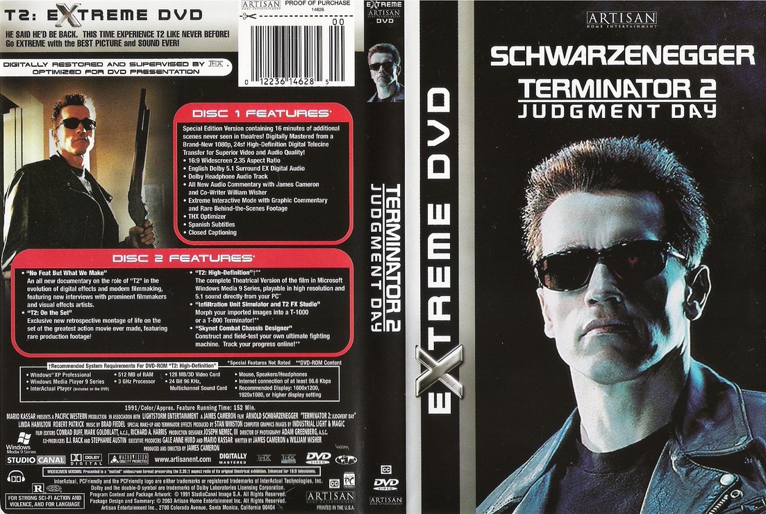 Terminator 2 : Judgment Day : Extreme DVD image