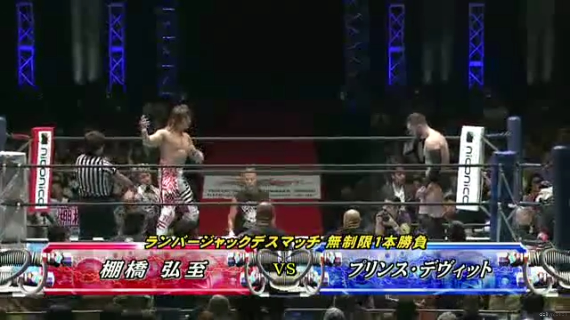 Picture of Hiroshi Tanahashi vs. Prince Devitt (NJPW, Destruction 2013)