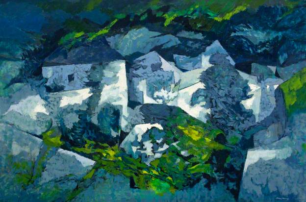 John Elwyn: Houses amongst Rocks