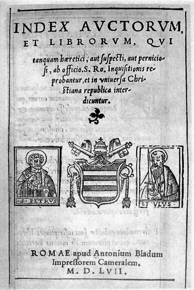 Picture of Index Librorum Prohibitorum