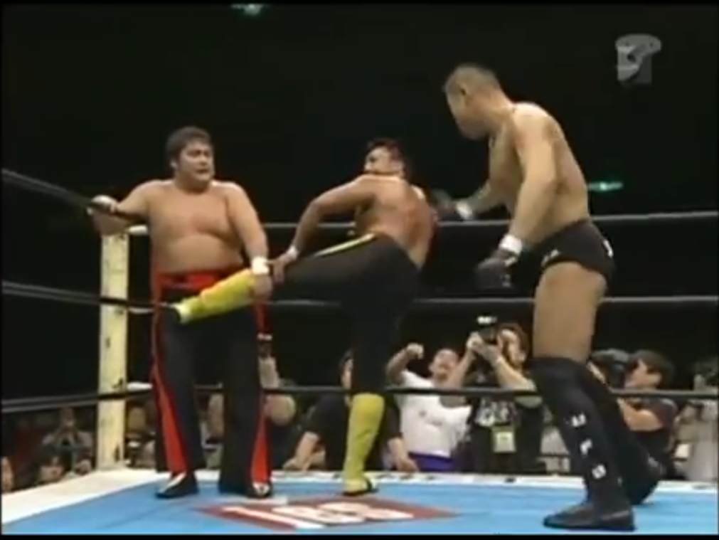 Picture of Shinya Hashimoto & Naoya Ogawa vs. Keiji Mutoh & Toshiaki ...