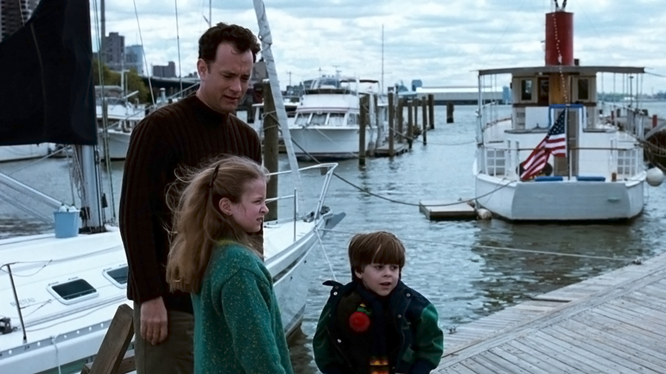 Tom Hanks, Hallee Hirsh and Jeffrrey Scaperrotta