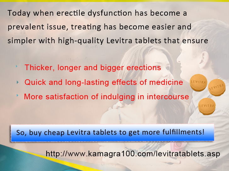 Buy Cheap Levitra Tablets to Get More Fullfillment