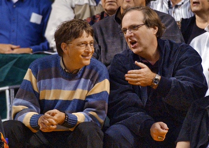 Bill Gates and Paul Allen, Microsoft founders
