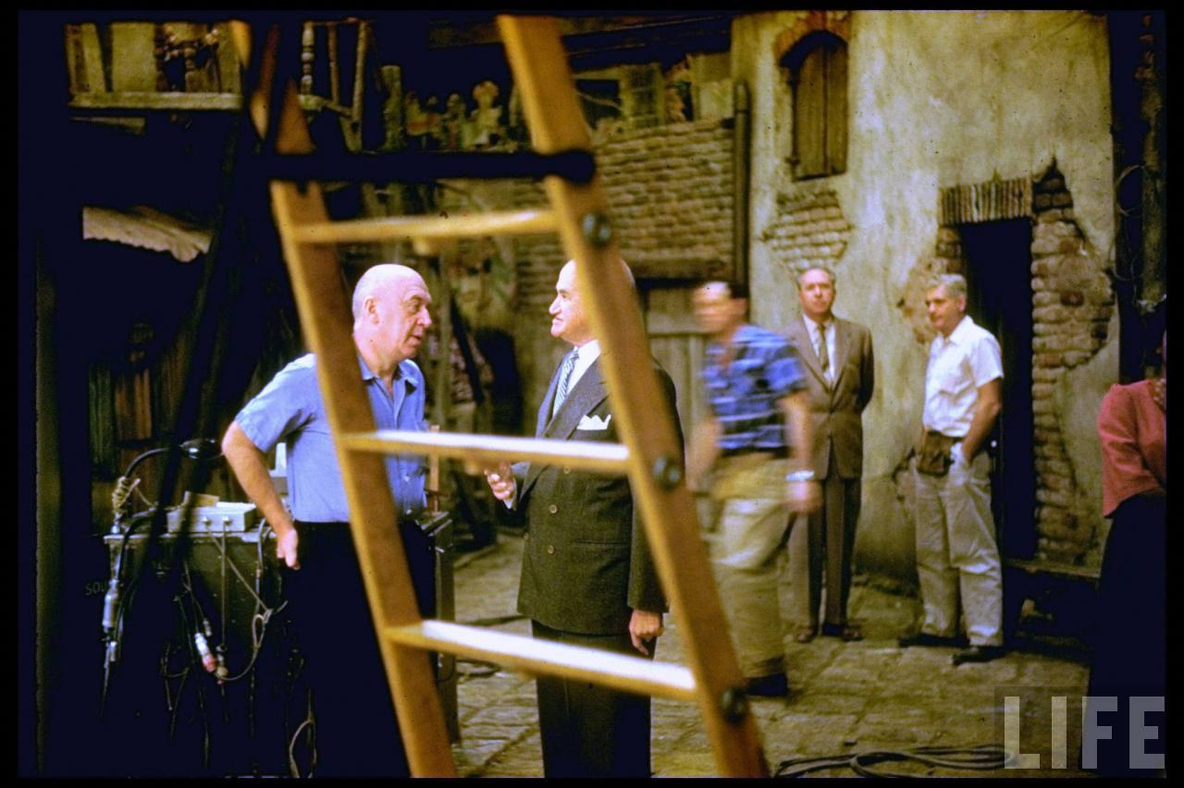On-set photo