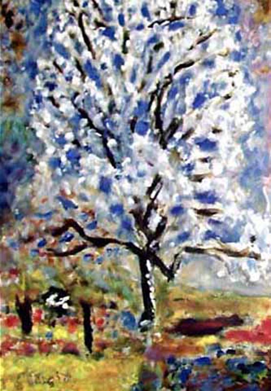 Bonnard: Almond Tree in Blossom
